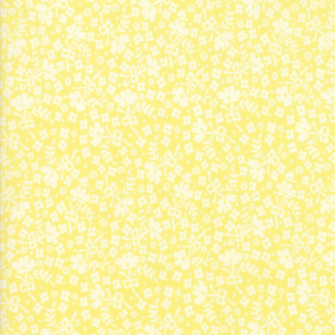 Cheeky Yellow With White Floral Moda # 31145 16 Designed By: Urban ...