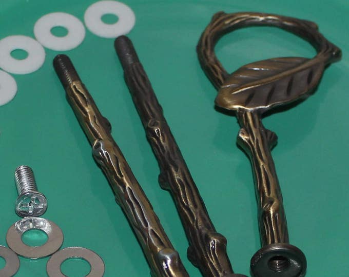 Cake Stand Hardware Handle, 3 Tier Bronze Leaf, Dessert Stand, DIY Cake ...