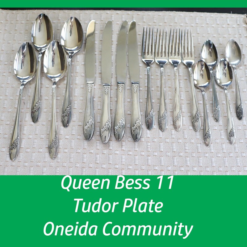 Oneida Community Tudor Plate Flatware - Etsy