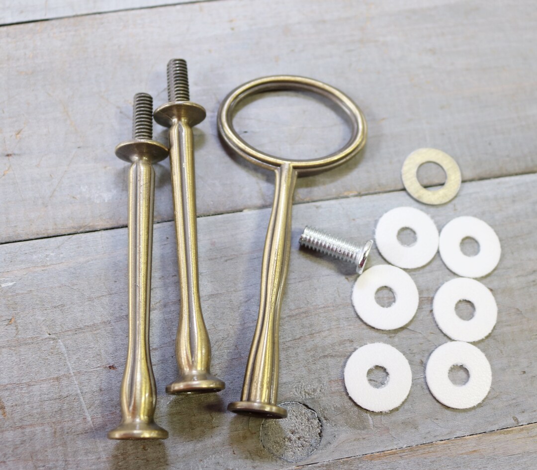 MINI Bronze Oval Cake Stand Handle / Hardware 3 Tier, BRONZE OVAL Mini ...