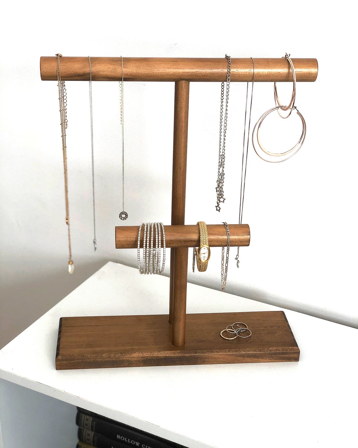 Jewellery Stand Necklace Stand Wooden Jewelry Bracelet | Etsy