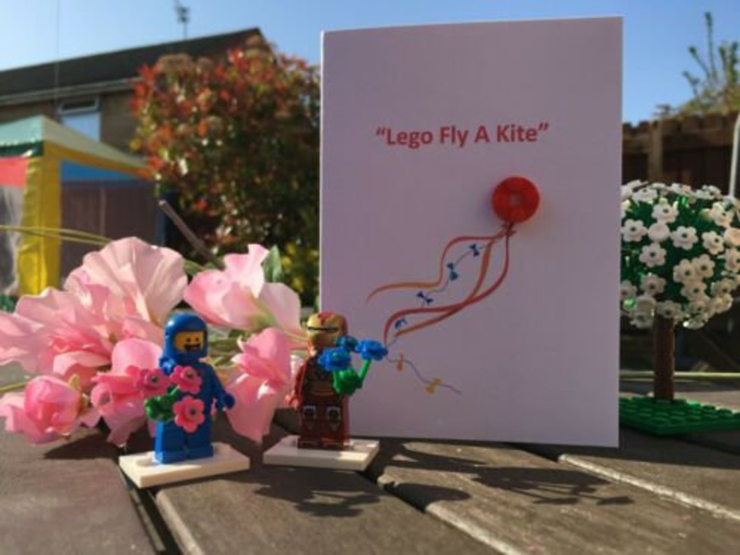 Lego Happy Birthday Card Lego Fly A Kite Cute Sweet Special Mothers Day ...