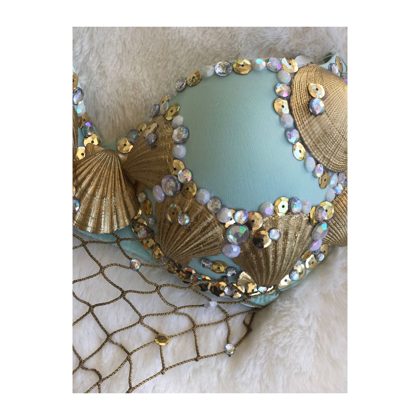 Sea Shell Mermaid Bra - Etsy