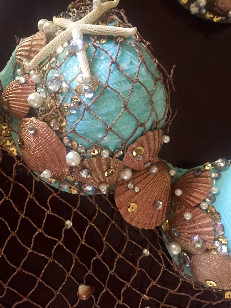 Sea Shell Mermaid Bra Etsy