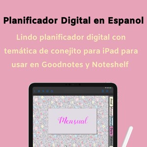 Undated Digital Planner in Spanish,cute Digital Planner, 2023 Digital ...