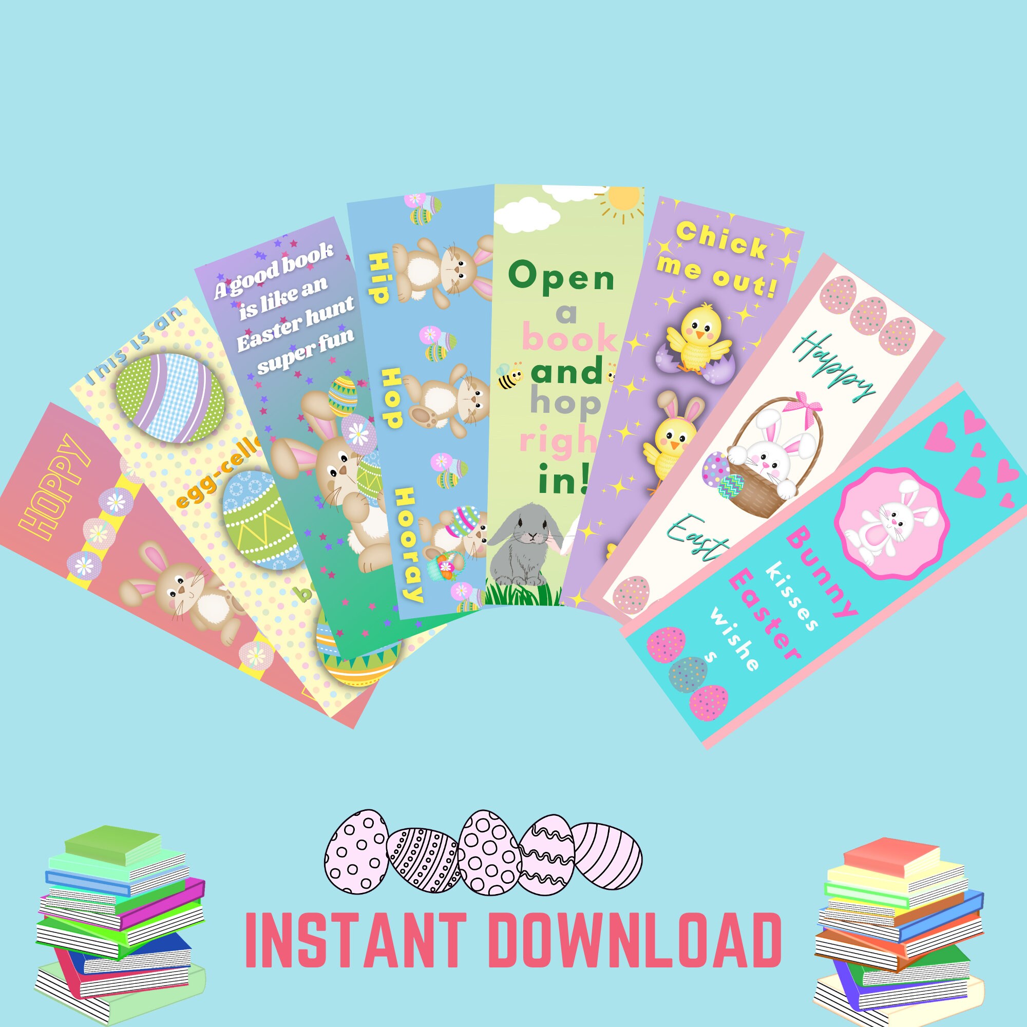 Easter Bookmarks, Easter Gifts,easter Activities, Easter Bookmarks for ...