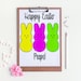 Happy Easter Peeps Wall Art, Easter Peeps Sign, Easter Peeps, Easter ...