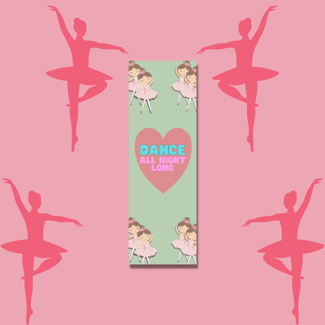 Ballerina Bookmarks Set of 9 Dancer Bookmark Ballet | Etsy