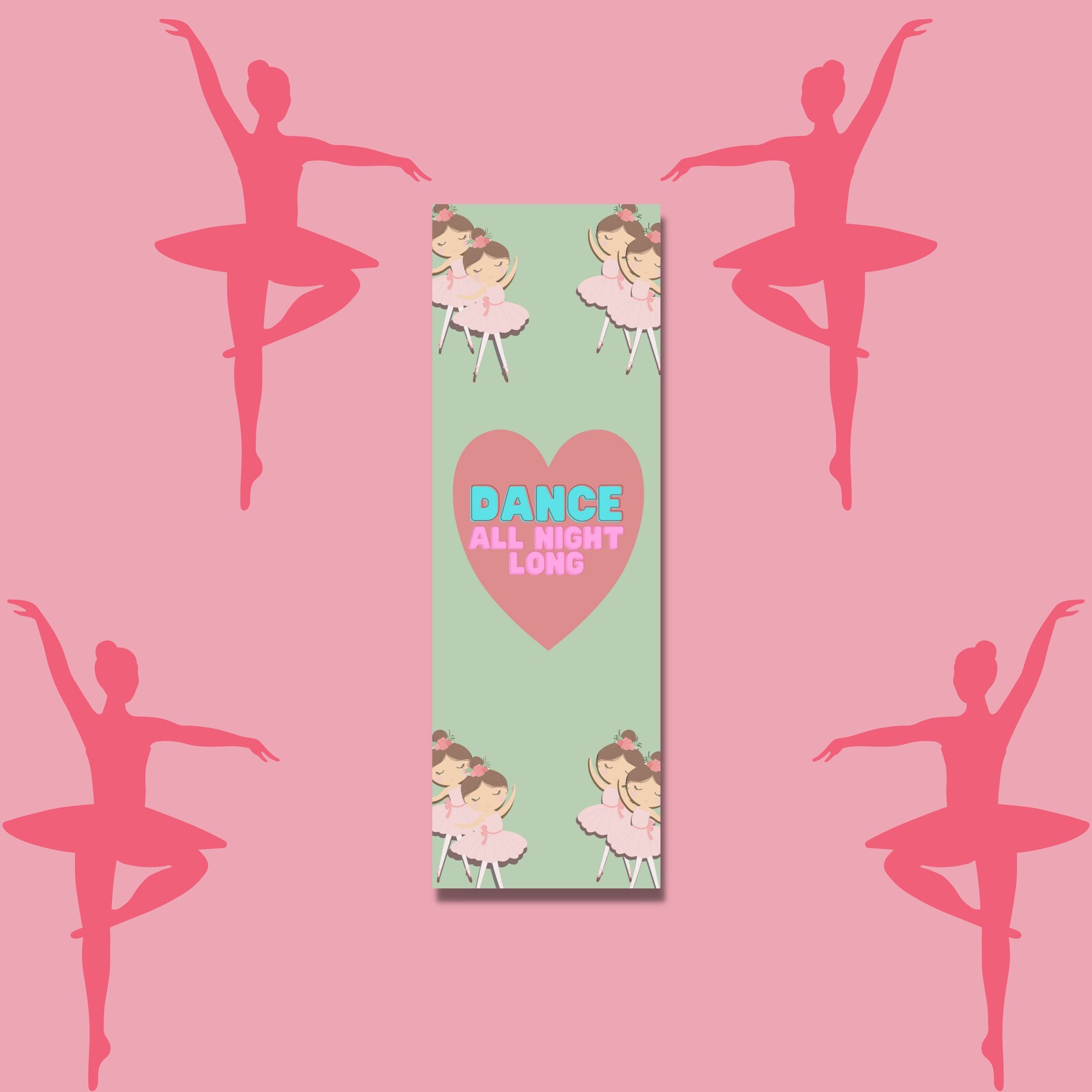 Ballerina Bookmarks Set of 9 Dancer Bookmark Ballet | Etsy