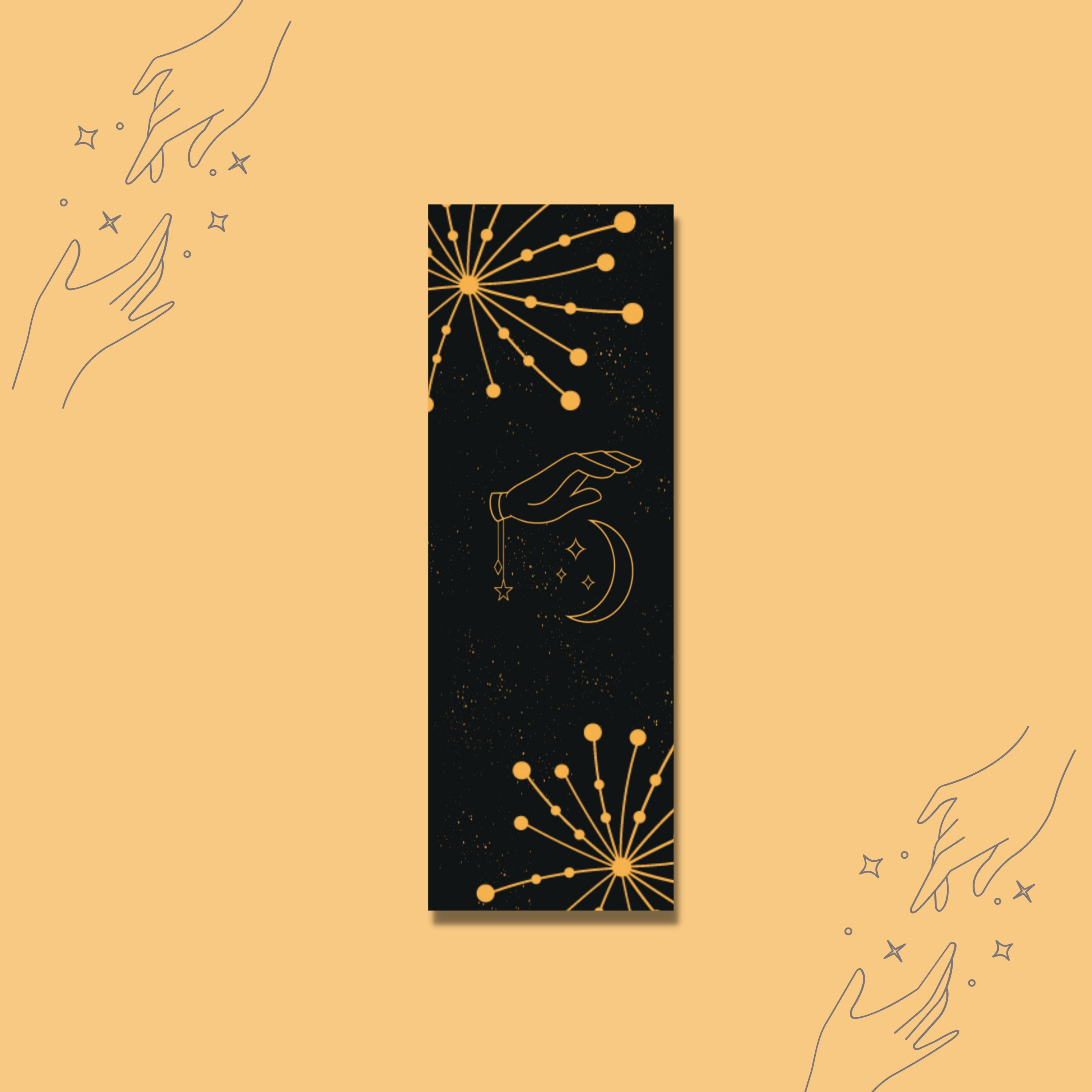 Mystical Moon Bookmarks Set of 9, Printable Moon Bookmarks, 2x6 ...