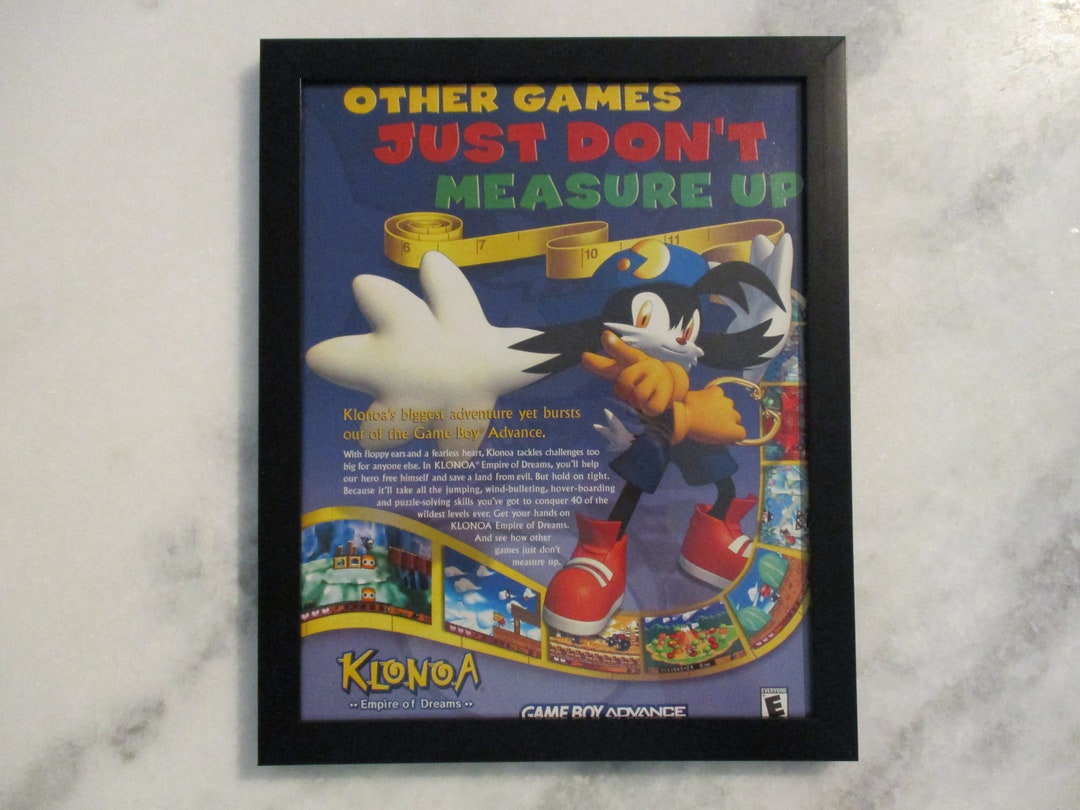 Klonoa 1 & 2 Vintage Original Ad's - Etsy