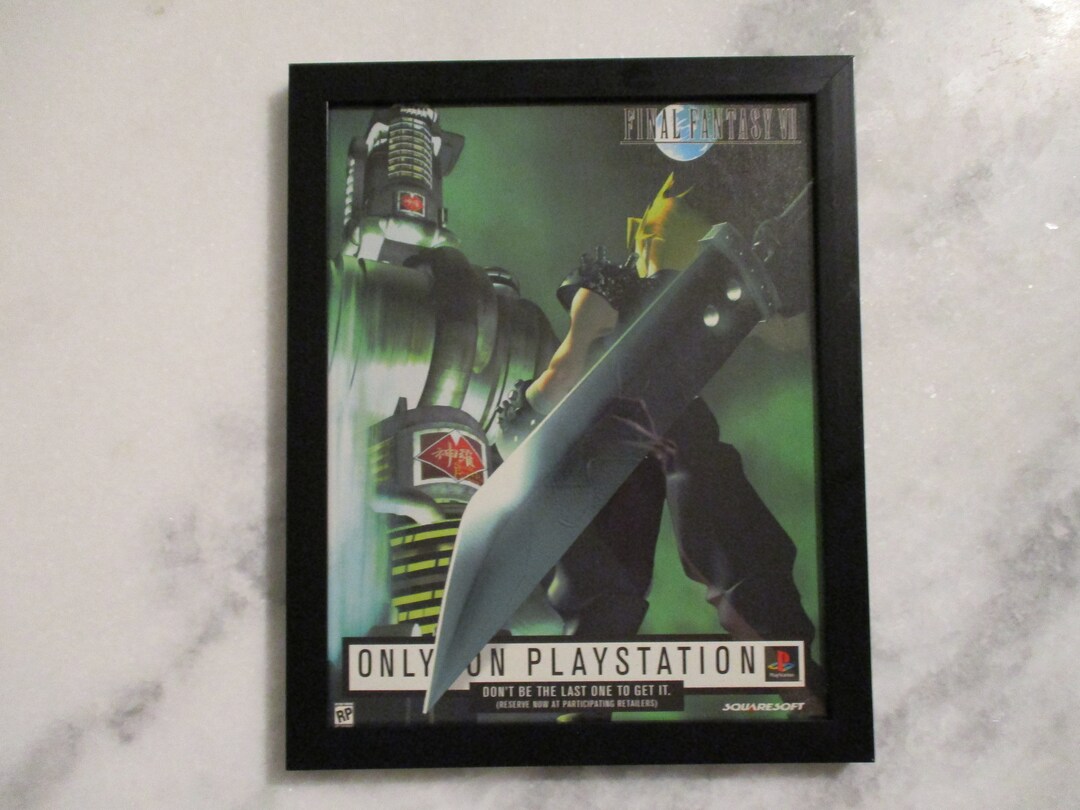 Final Fantasy VII Vintage Original AD - Etsy