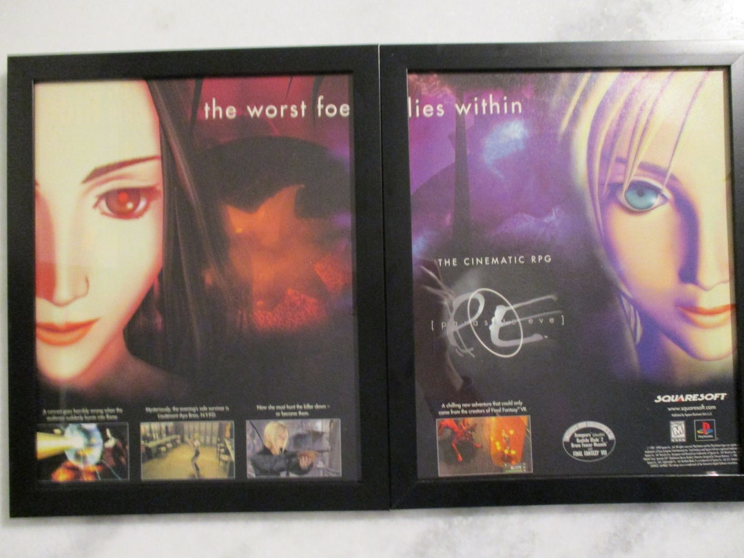 Parasite Eve 1 & 2 Vintage Original Ad's - Etsy