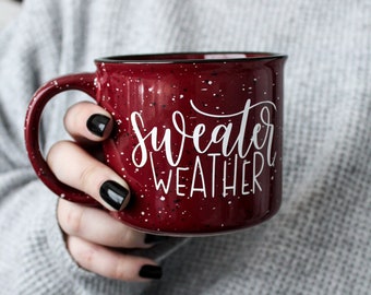 Sweater Weather Mug - Etsy