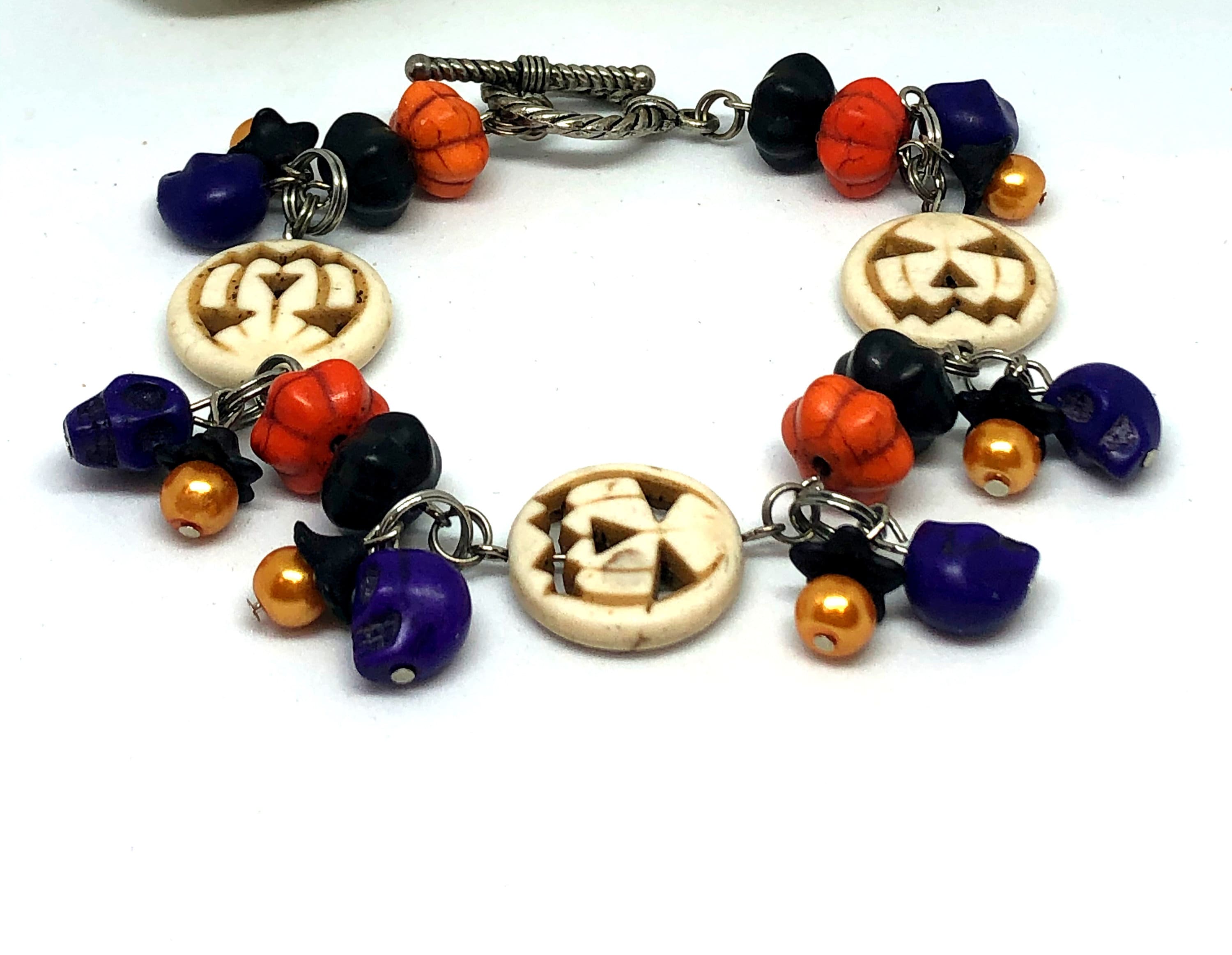 Halloween Jewelry Set, Pumpkin Jewelry, Jack O Lantern Jewelry Set ...