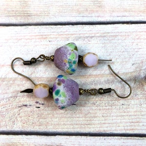 Mom Earring Gift, Crusty Earrings Squishy Earrings Boho Jewelry Hippie ...