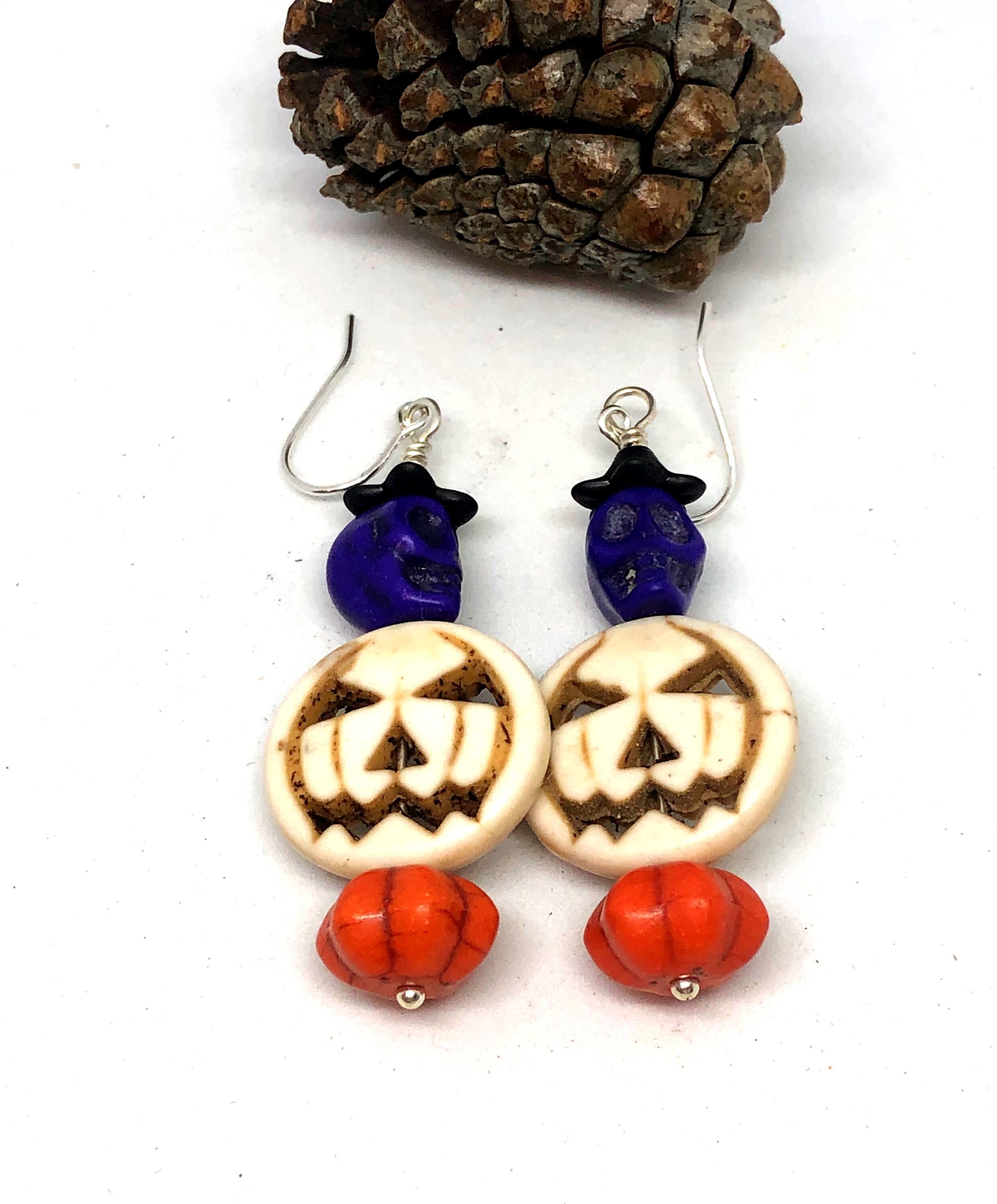 Halloween Jewelry Set, Pumpkin Jewelry, Jack O Lantern Jewelry Set ...
