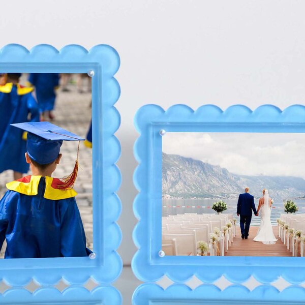 Acrylic Scallop Picture Frame - Etsy