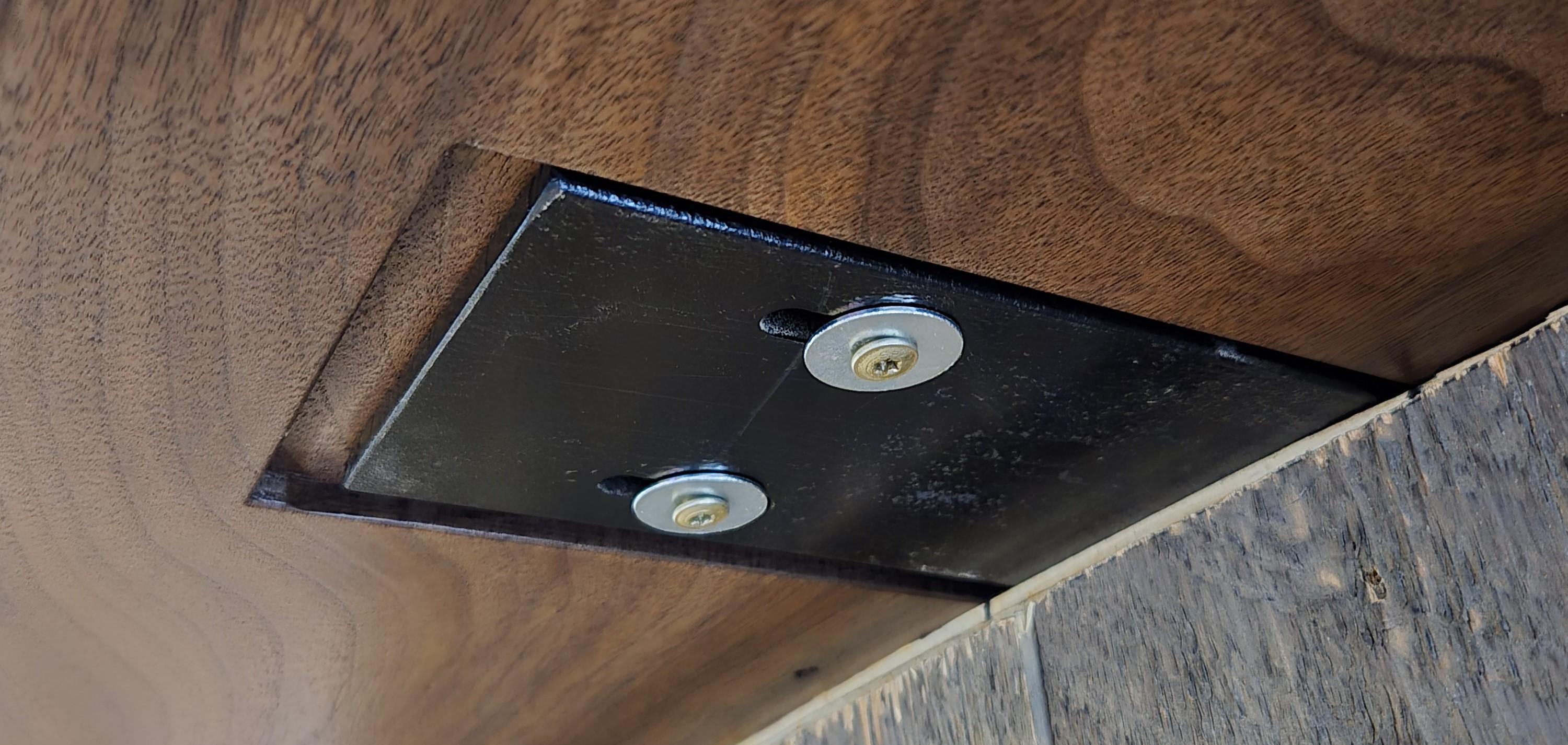 Steel Knee Wall Bar / Countertop Mounting Plate - Etsy