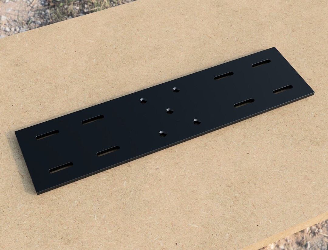 Steel Knee Wall Bar / Countertop Mounting Plate - Etsy