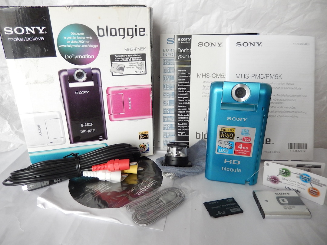 Sony MHS PM5K Bloggie Camera Full HD and Snap HD Mobile Digital Camera ...