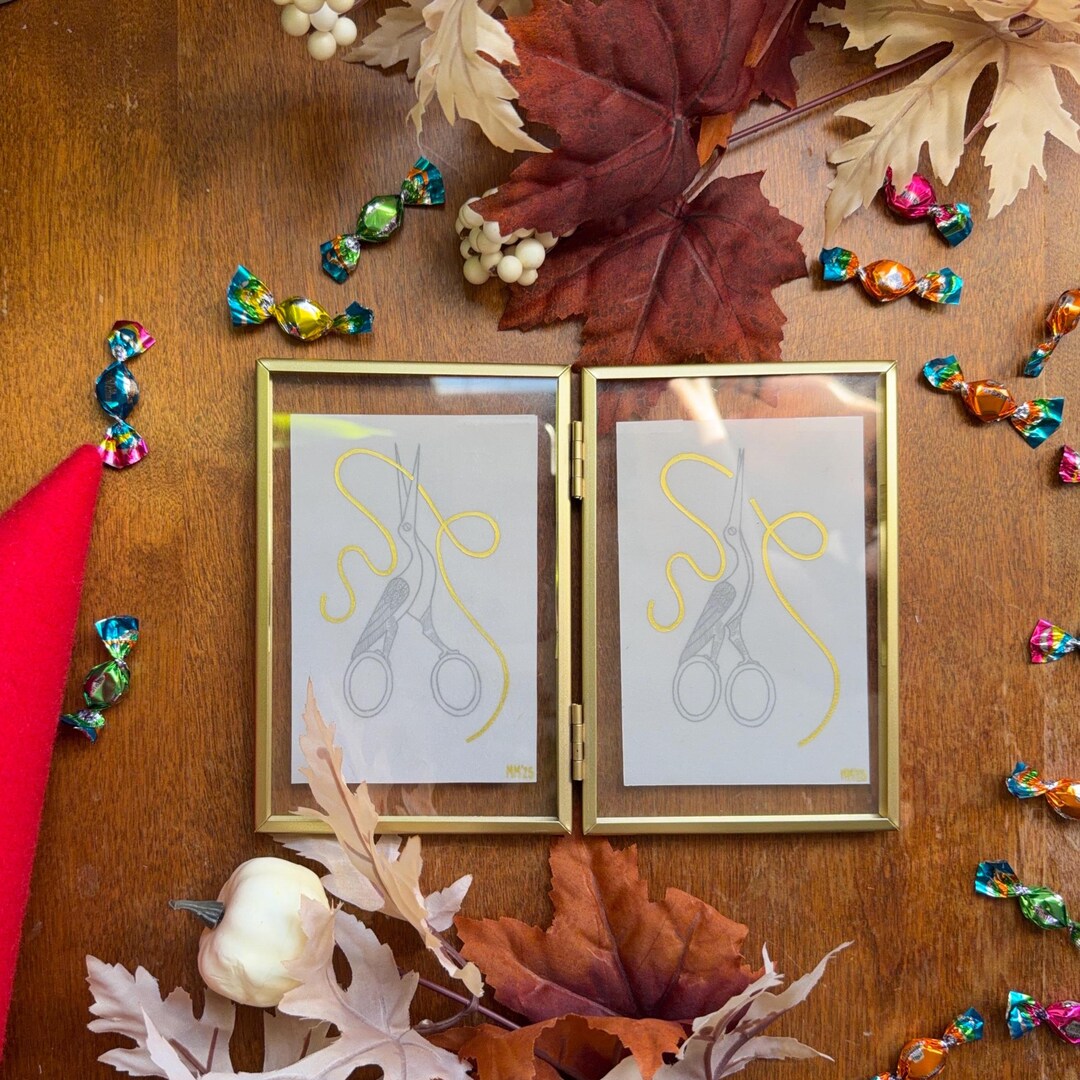 Over the Garden Wall: Adelaide’s Cord Cutting Stork Scissors Drawing - Etsy