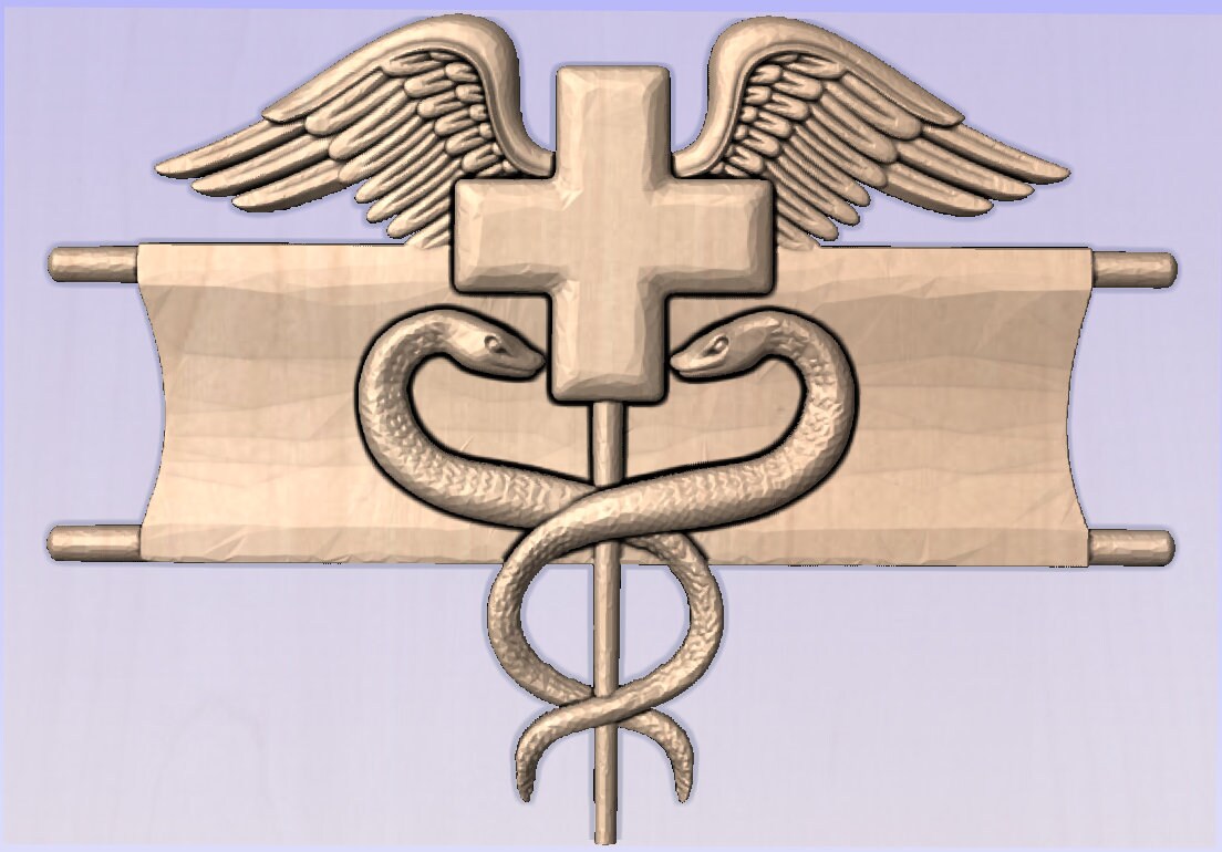 3D CNC Carved, US Army Expert Field Medic Badge - Etsy