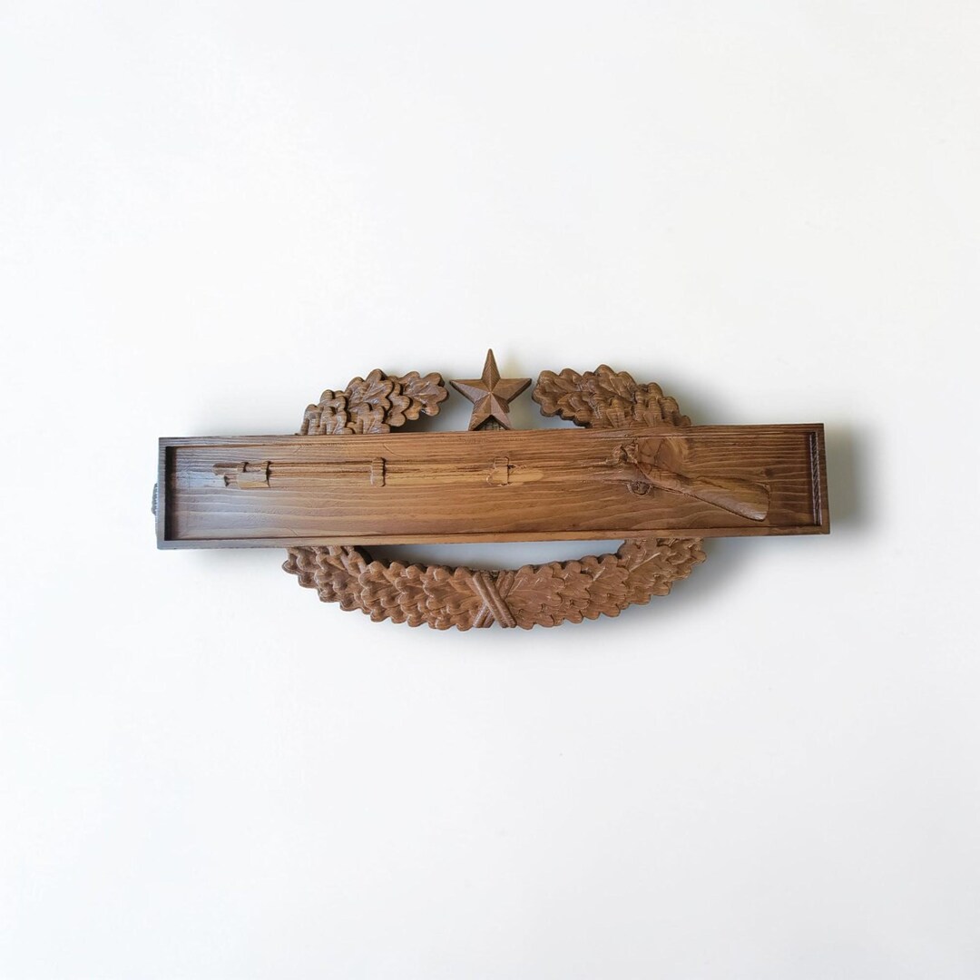 3D Carved, US Army CIB W/star - Etsy