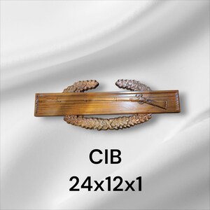 3D Carved Combat Infantryman Badge - Etsy