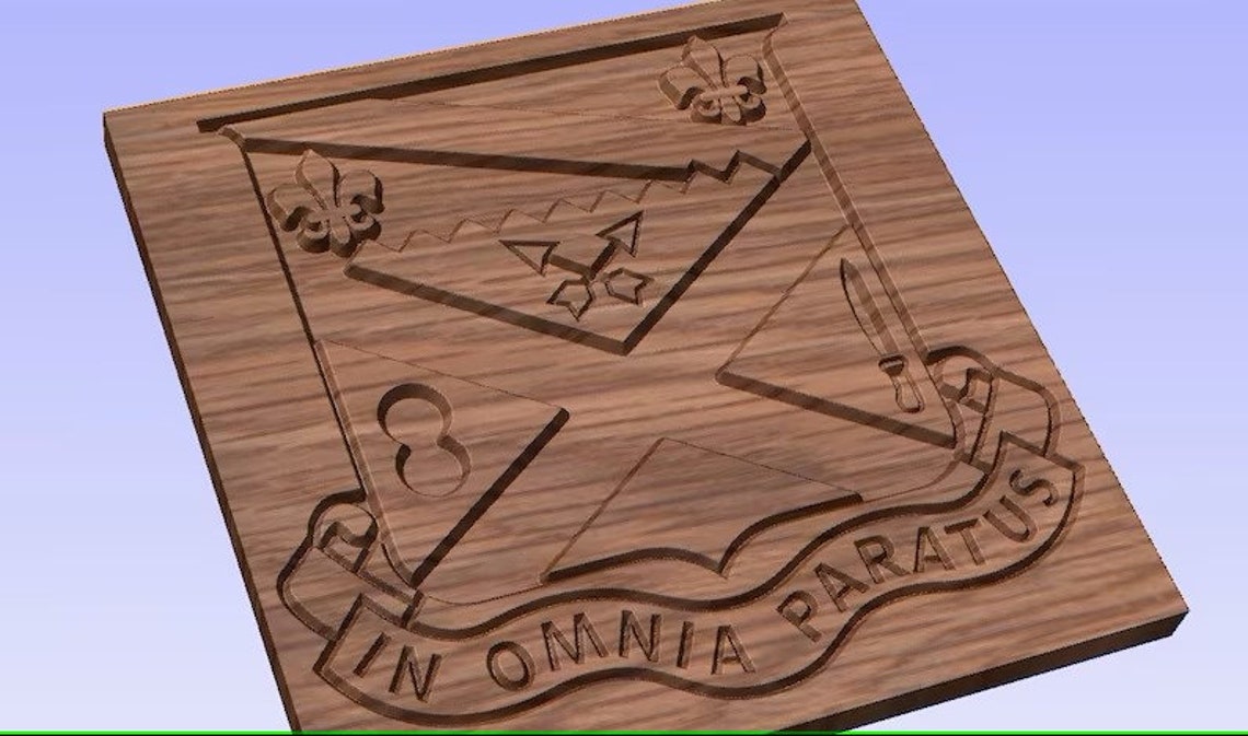 US Army 3D Carved Unit Crests, Can Do Most Most Units - Etsy
