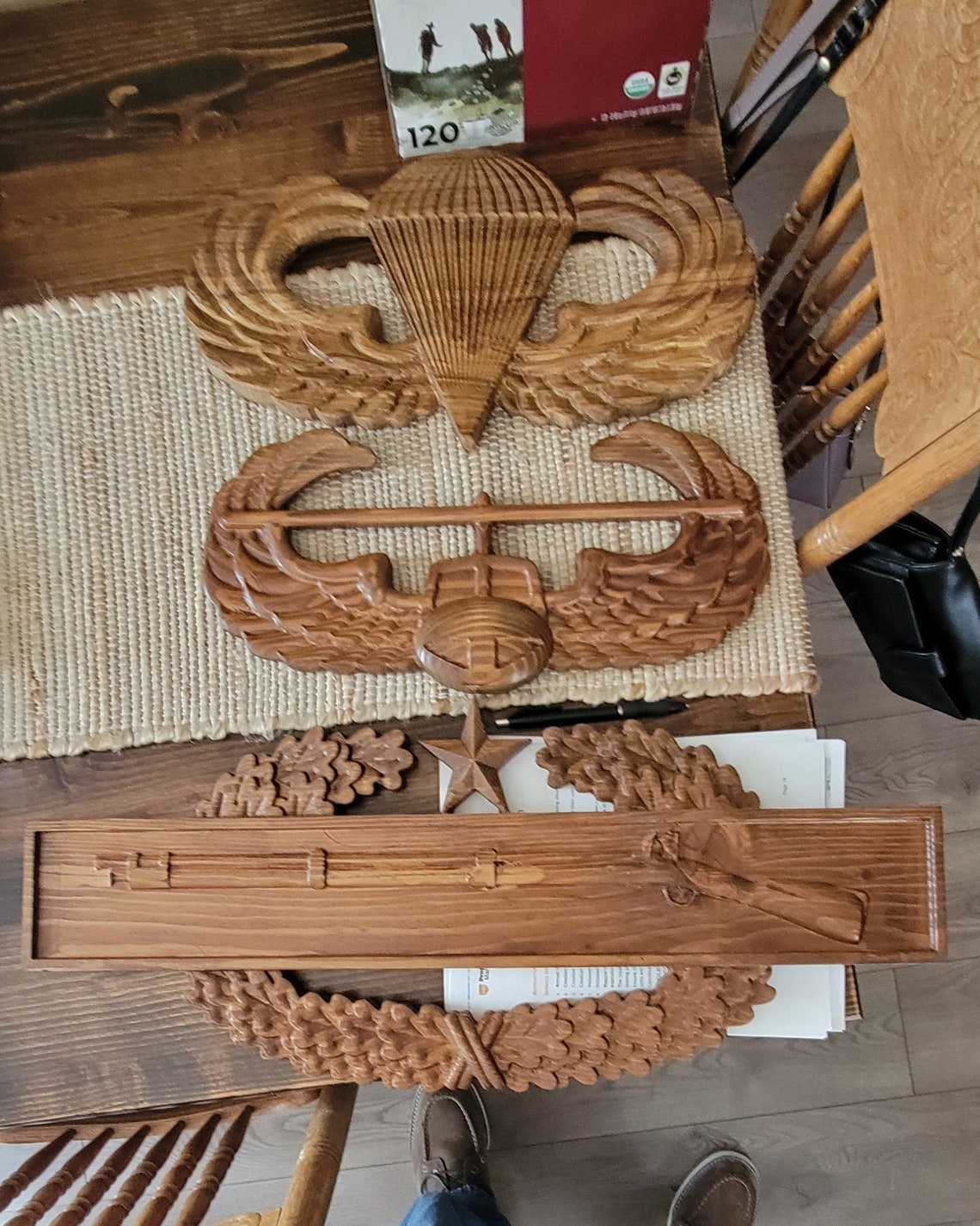 3d Carved, US Army Air Assault Wings, Us Army Badge - Etsy