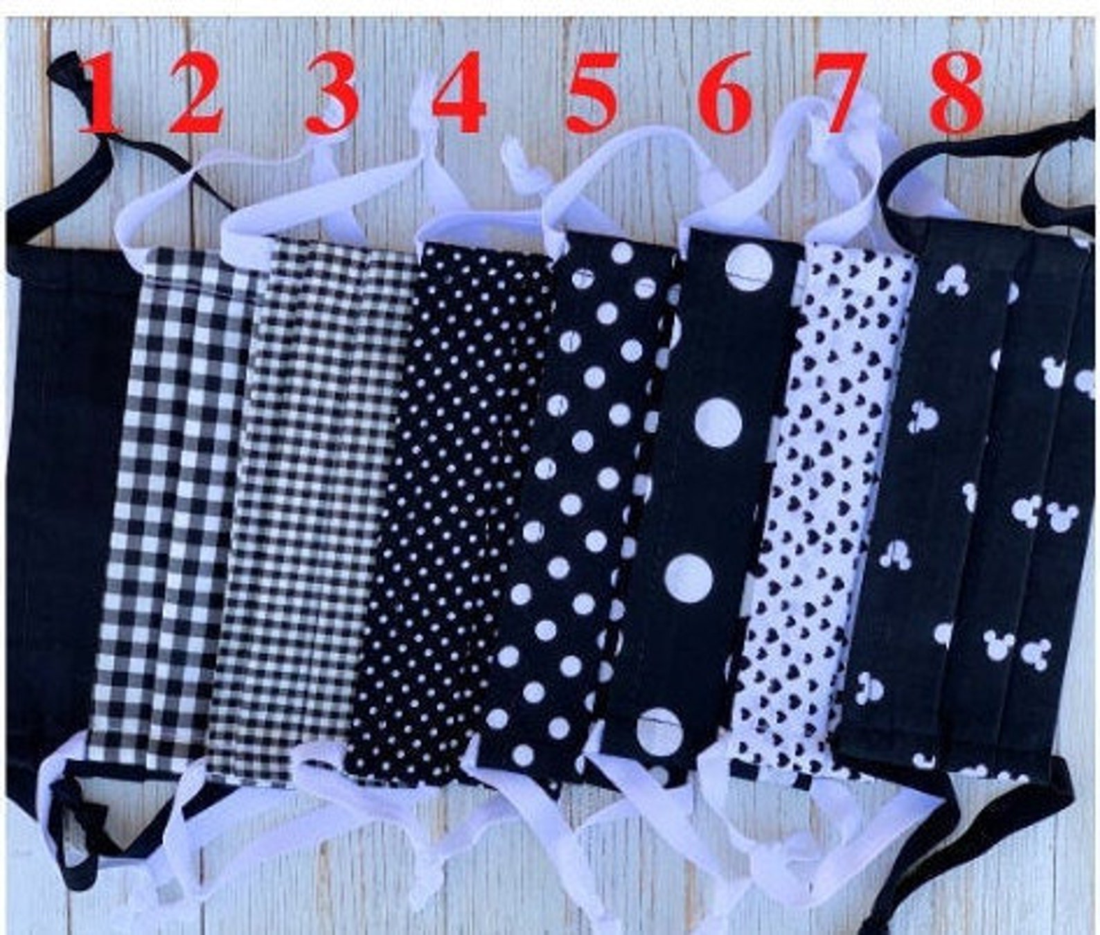 Face Mask with Filter Pocket Fashion Face Mask Adjustable | Etsy