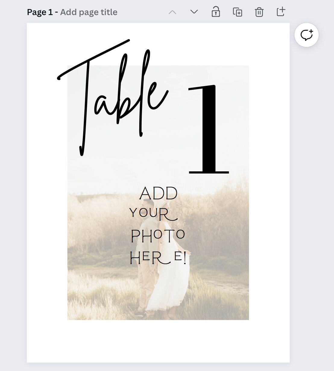 Canva Template Wedding Table Numbers - Etsy