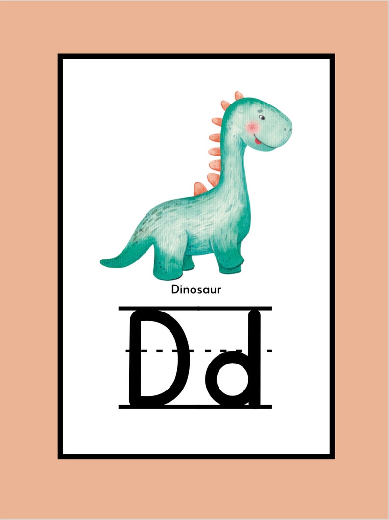 Digital- Classroom Alphabet Cards- Printable - Etsy
