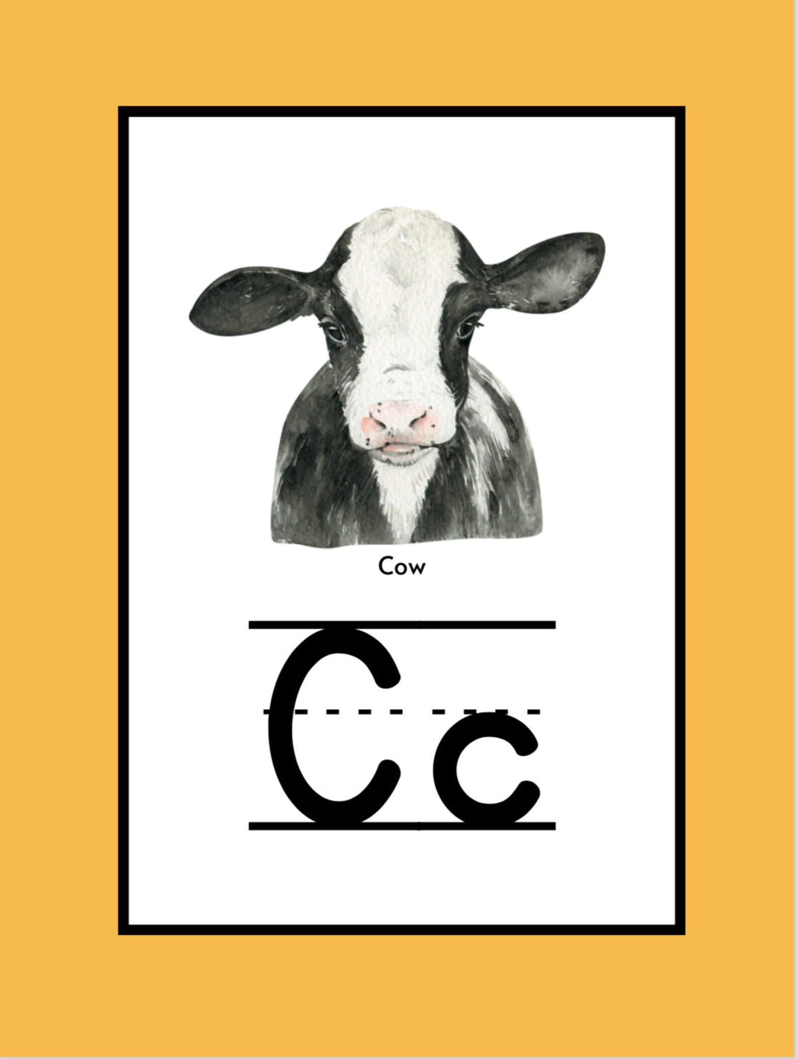 Digital Classroom Alphabet Cards Printable - Etsy