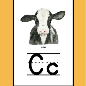 Digital- Classroom Alphabet Cards- Printable - Etsy