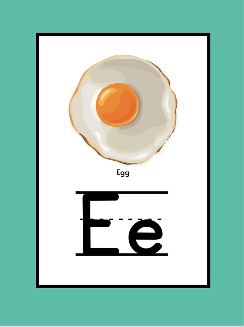 Digital- Classroom Alphabet Cards- Printable - Etsy