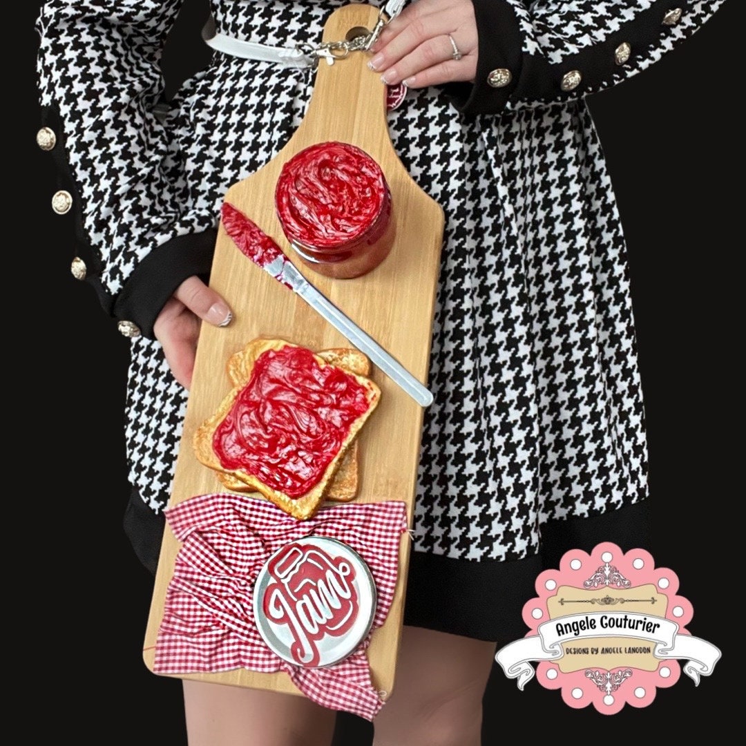 Jam Toast Buttering Scene Purse Fake Food Purses Realistic - Etsy