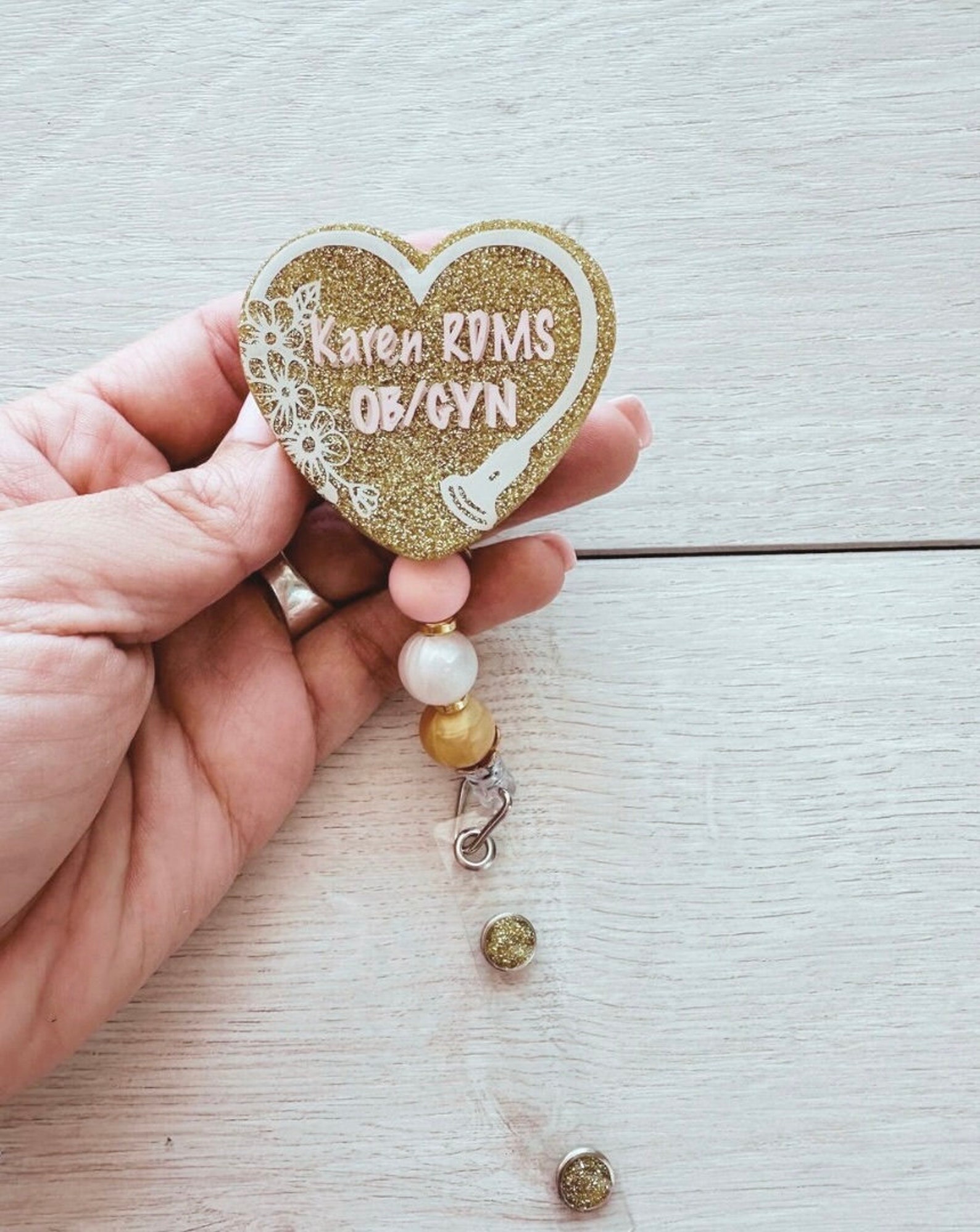 Ultrasound Tech Badge Sonographer Badge Reel RDMS Badge RVT Tech Badge ...