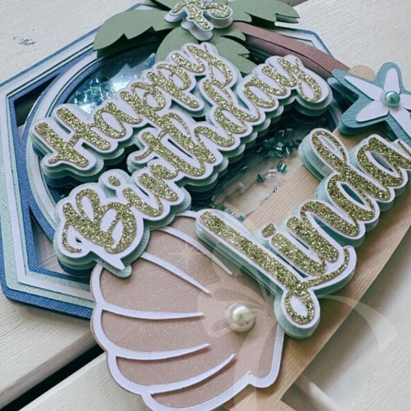 Seashell Cake Topper - Etsy