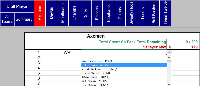 2025 Fantasy Football Draft Software - Etsy