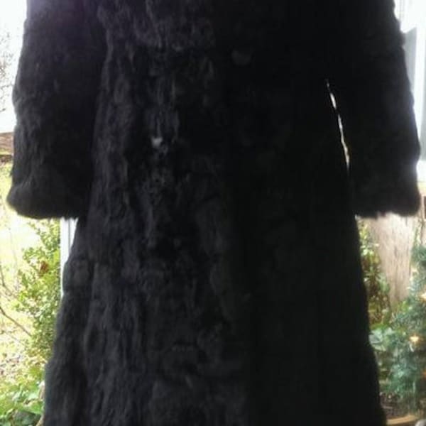 Black Rabbit Fur - Etsy