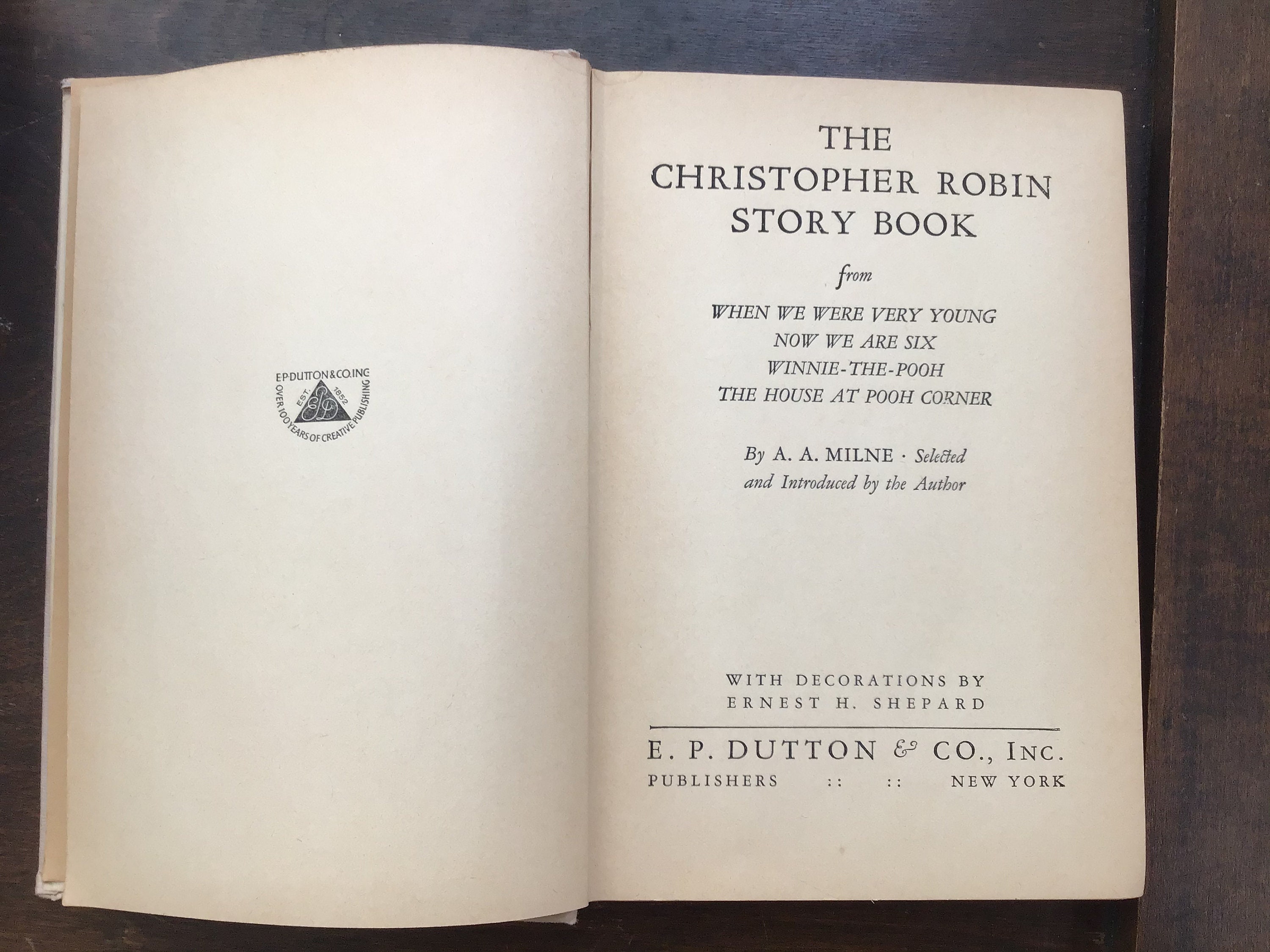 The Christopher Robin Story Book 1957 - Etsy