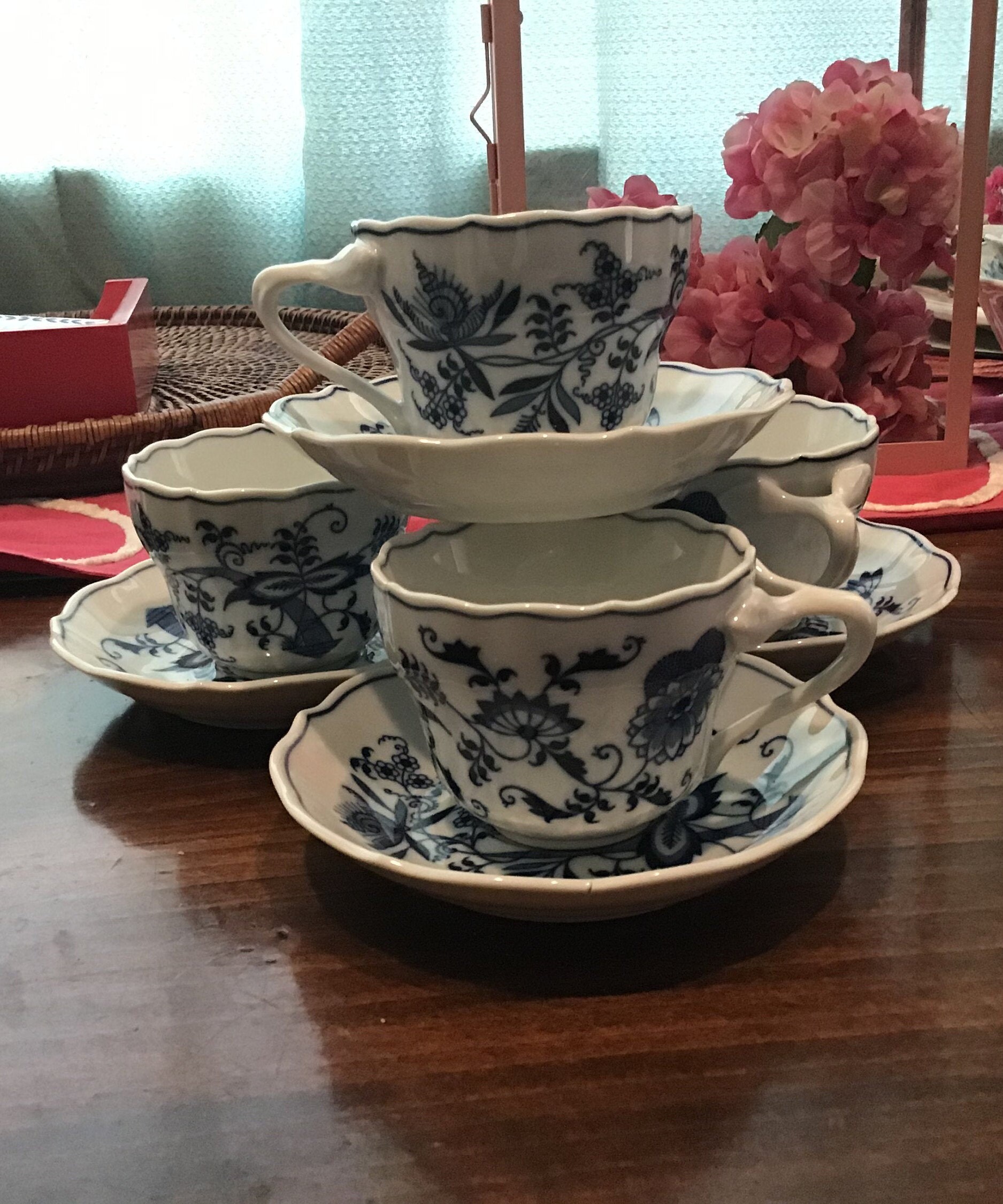 Blue Danube Tea Cup and Saucer - Etsy