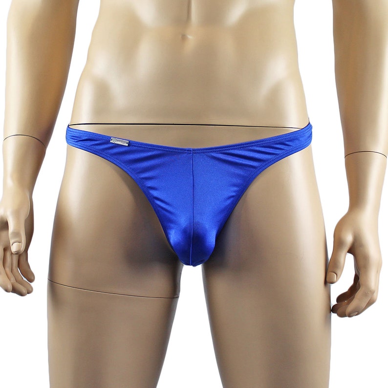 Mens Mick Lycra G String Thong Underwear Lingerie Blue Plus Etsy