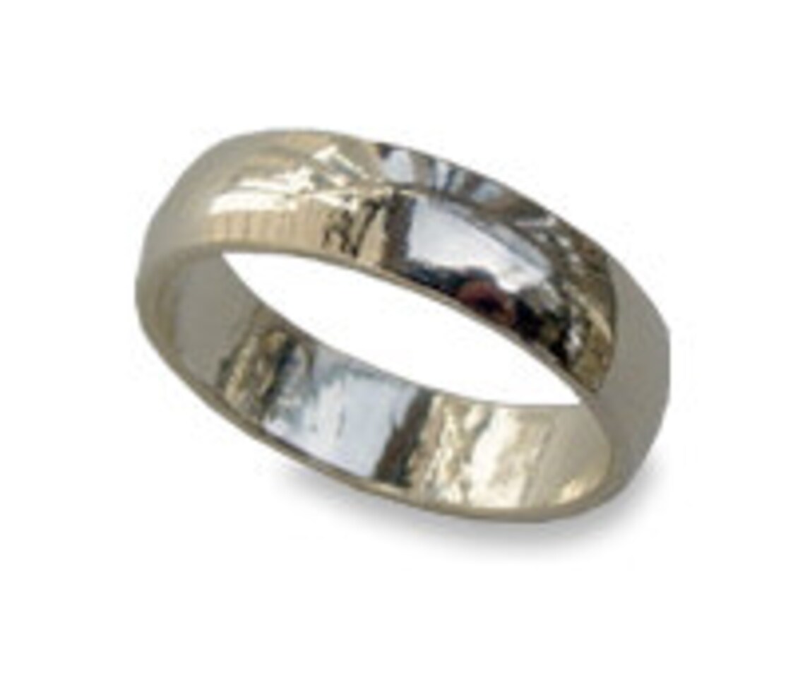 5mm Bold & Wide Thumb Ring or Wedding Band / Domed .925 - Etsy