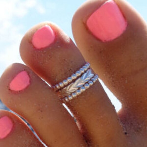 Sterling Toe Ring - Etsy