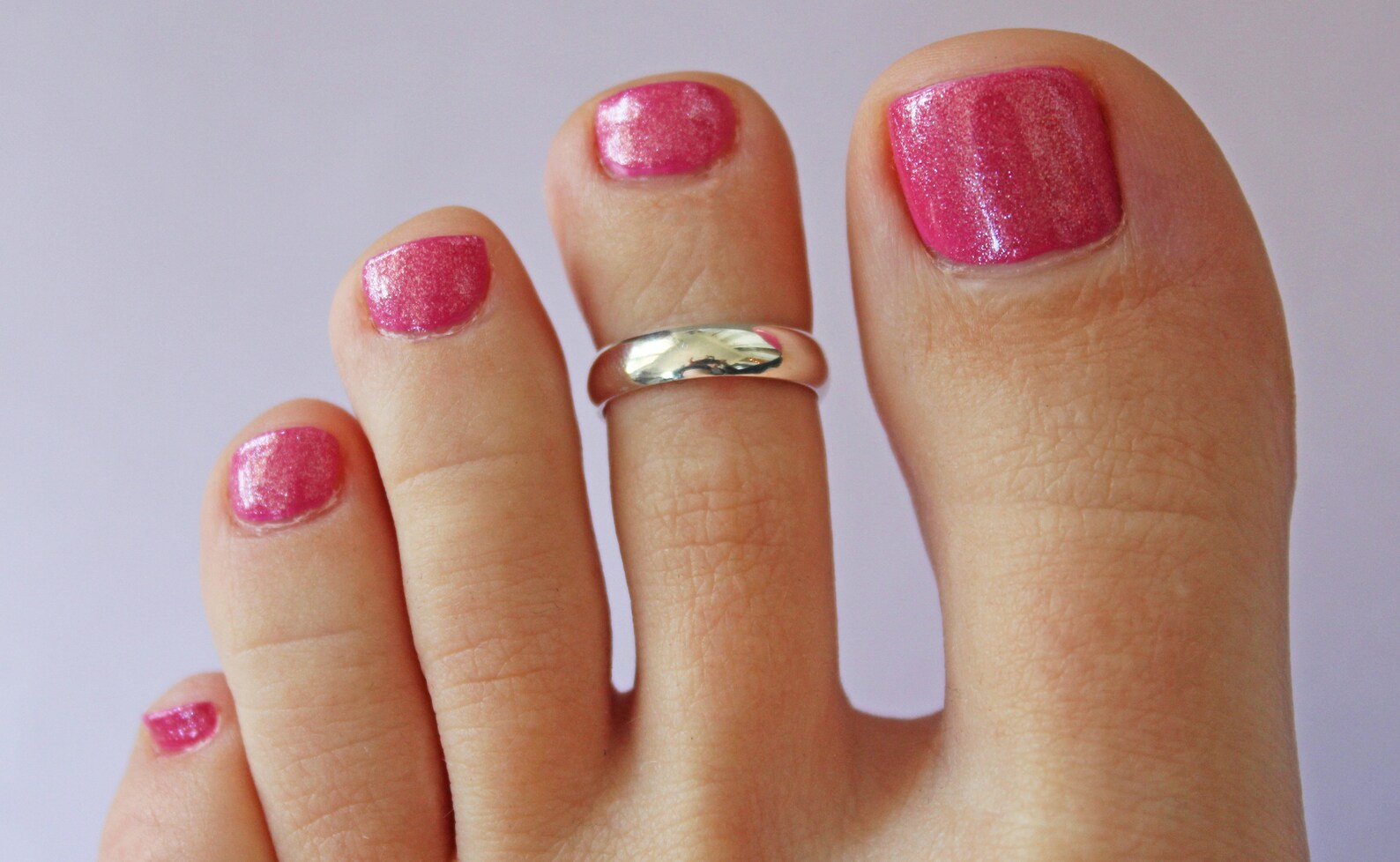 BIG Toe Ring / 5mm Bold Wide Sterling Ring / .925 Sterling - Etsy