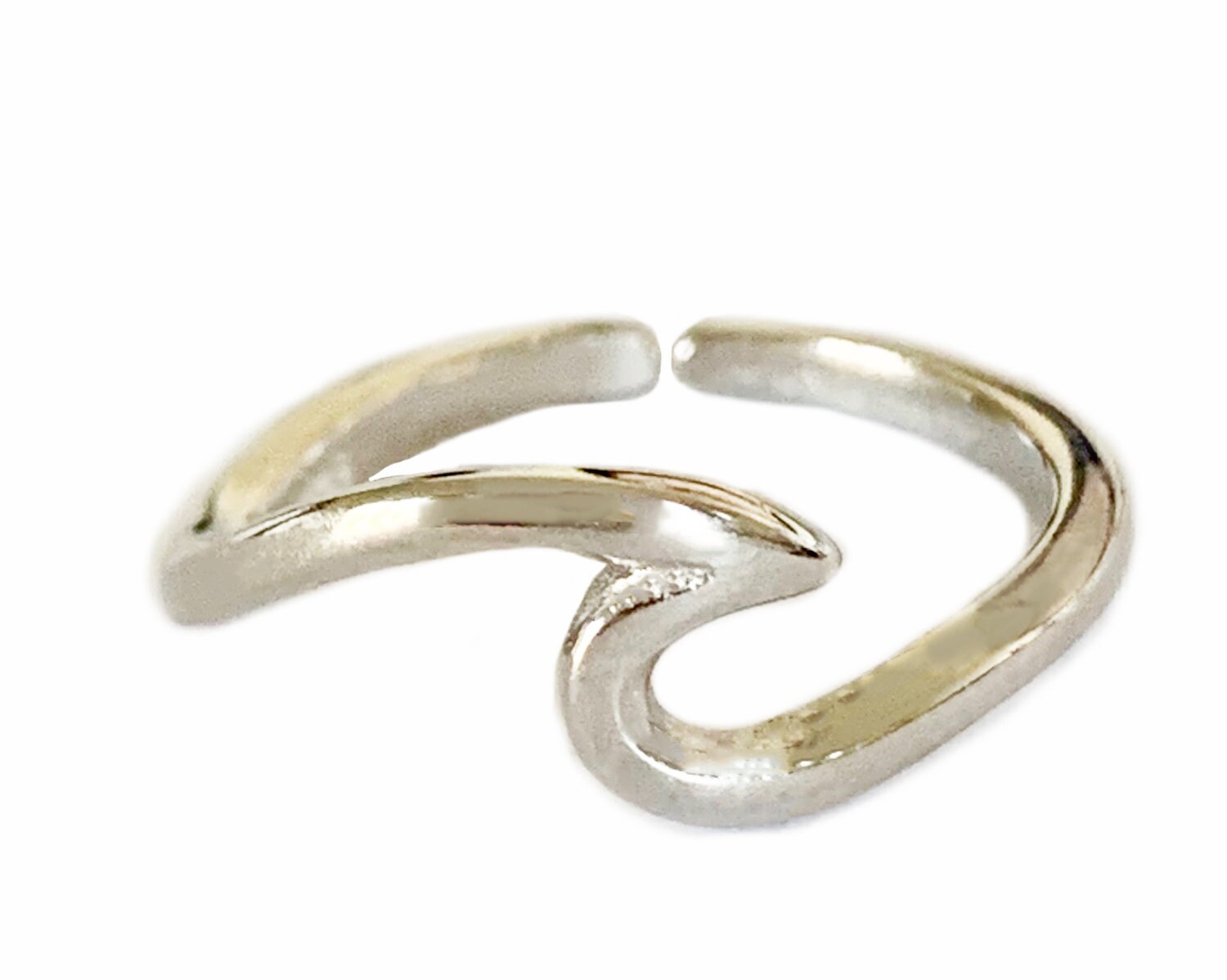 Perfect Wave Toe Ring / .925 Sterling Silver / One Size Fits - Etsy