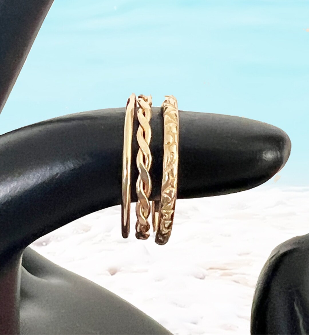 Wacky Stack Mix It up Stacking Rings / Toe, Finger or Midi Rings Fitted ...